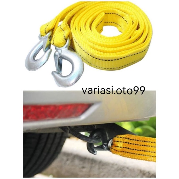 Jual Tali Derek Mobil Towing Emergency Car Tow Rope 4Meter 5TON Dan ...
