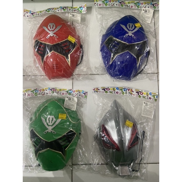 Jual mainan topeng super hero karakter power ranger ultraman spiderman ...