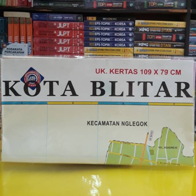 Jual PETA KOTA BLITAR lipat | Shopee Indonesia