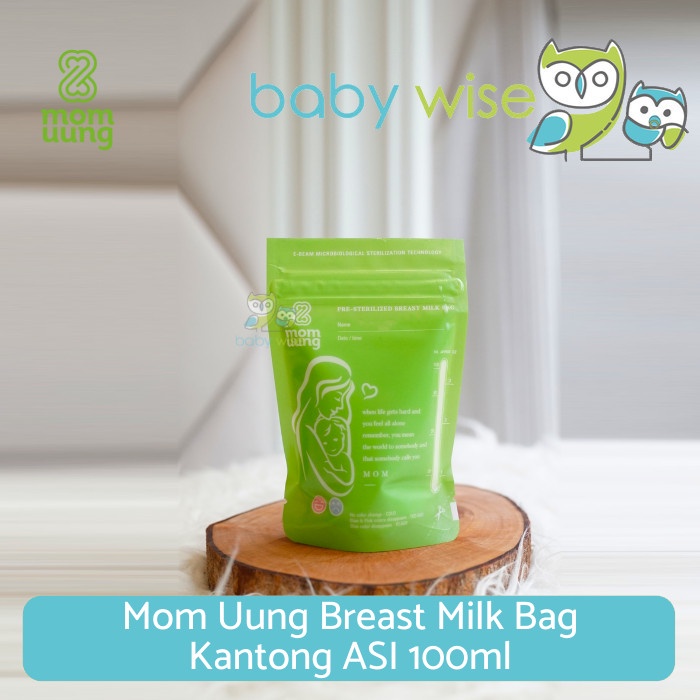 Jual Mom Uung Breast Milk Bag Kantong ASI 100ml 30 LEMBAR PRE-STERILIZED DOUBLE ZIPPER / ADA ...