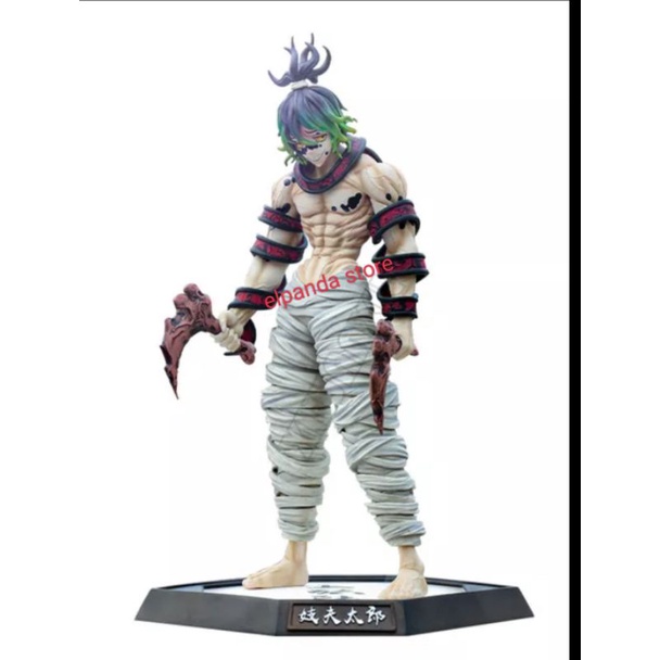 Jual Demon Slayer Kimetsu No Yaiba Moon Iblis Gyutaro Statue Figure ...