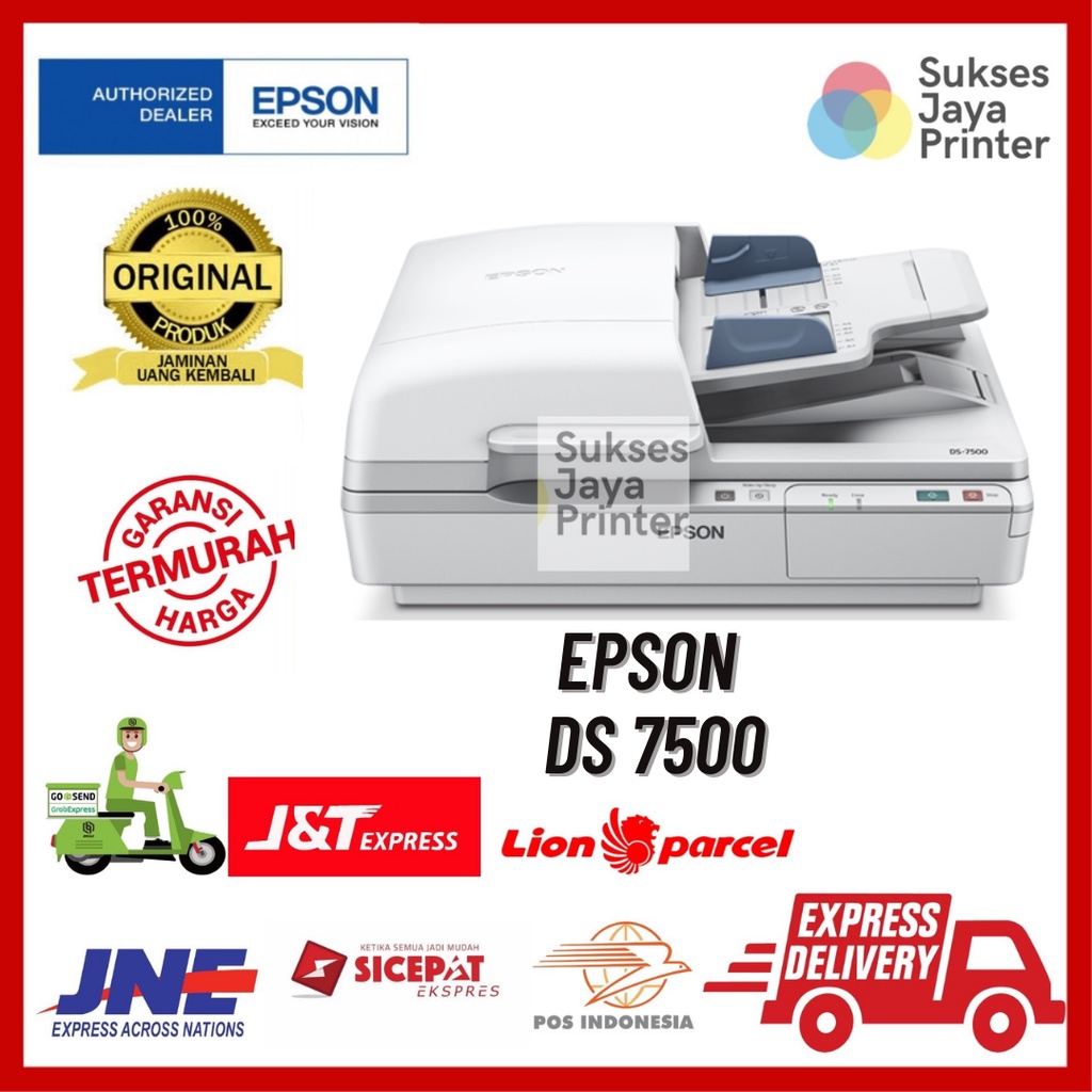 Jual scanner epson DS 7500 original epson | Shopee Indonesia
