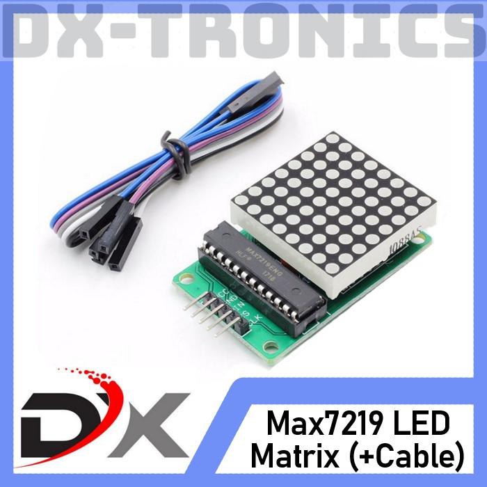 Jual MAX7219 LED Dot Matrix Module Arduino Compatible | Shopee Indonesia