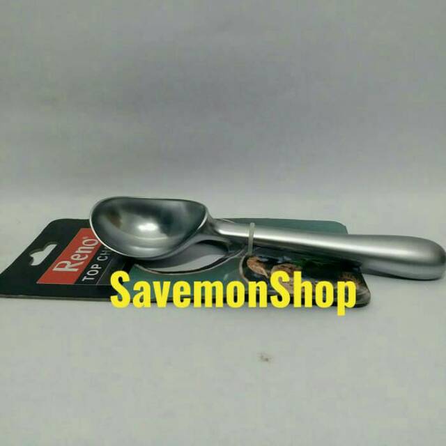 Jual Sendok Es Cream Alumunium Stainless Reno Ice Cream Scoop Skop Es ...