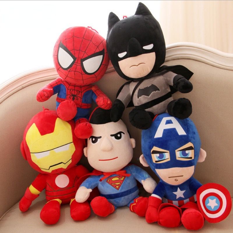 Jual Boneka The Avengers Boneka Spiderman Boneka Batman Boneka Captain ...