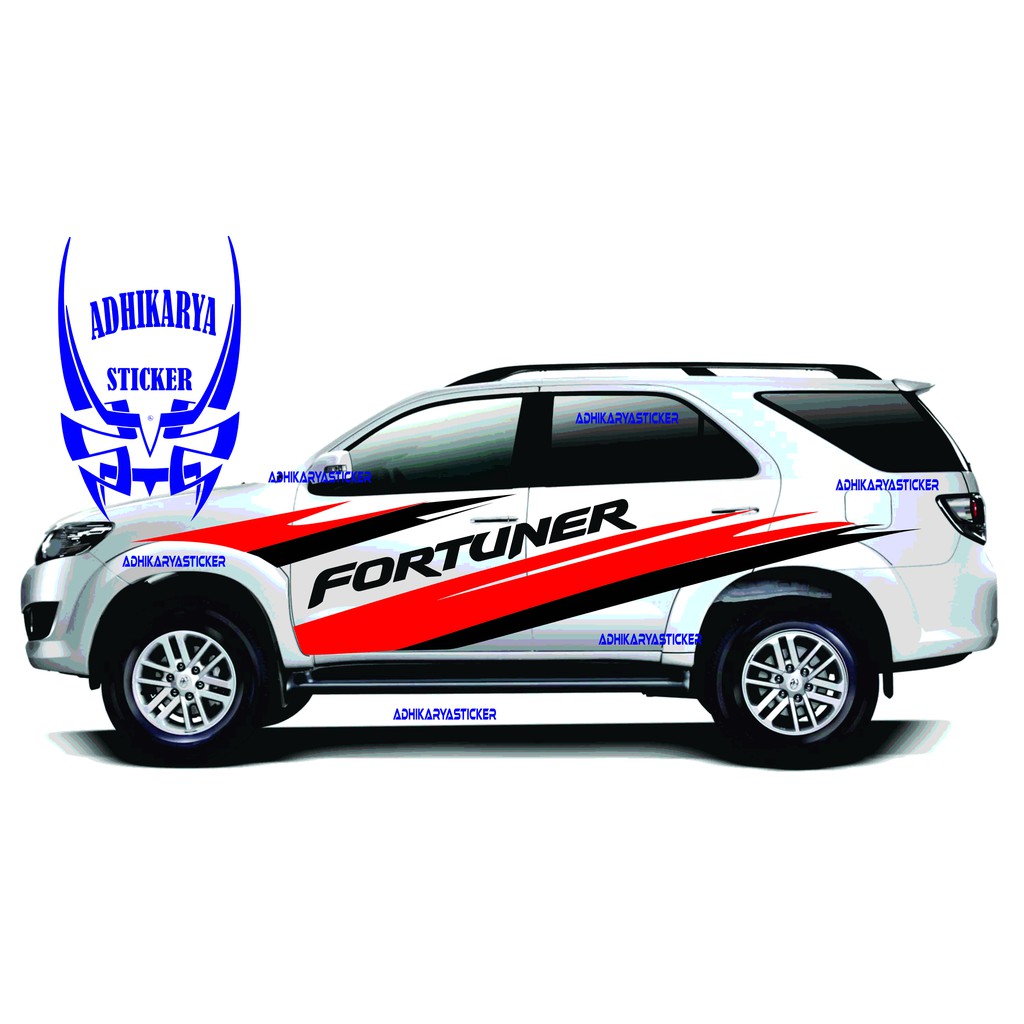 Jual STIKER MOBIL FORTUNER STIKER MOBOIL SPORT KEREN STIKER MOBIL ...