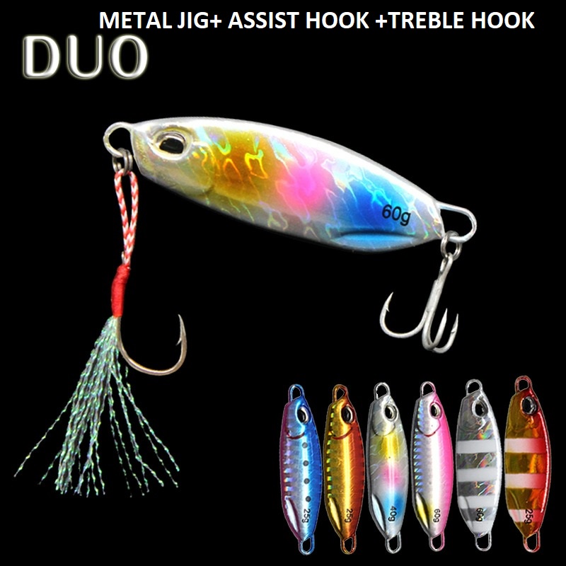 Jual Metal Jig DUO Drag 10 15 20 30 40 60 gram Umpan pancing Jigging dasaran Fishing Lure ...