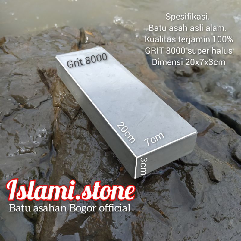Jual Batu asah grit 8000 super halus hight quality dimensi 20x7x3cm ...