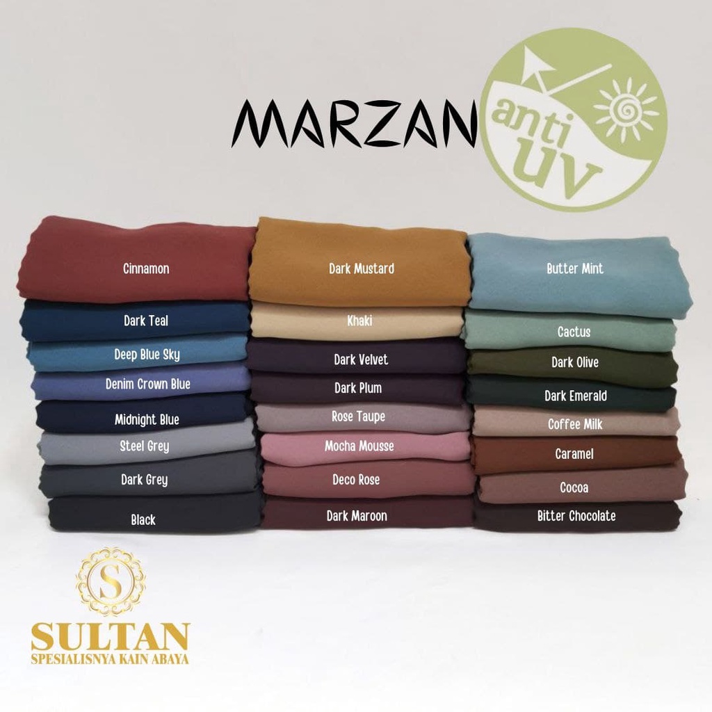Jual Kain Sultan mazen anti UV marzan bahan gamis abaya dress muslimah ...