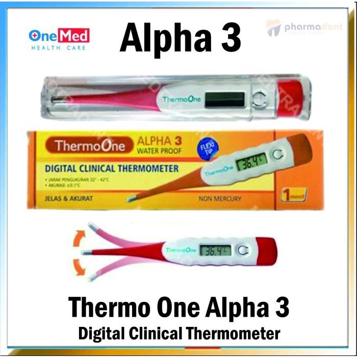 Jual Termometer Digital Onemed Alpha 3 Thermometer Digital - ALPHA 3 ...