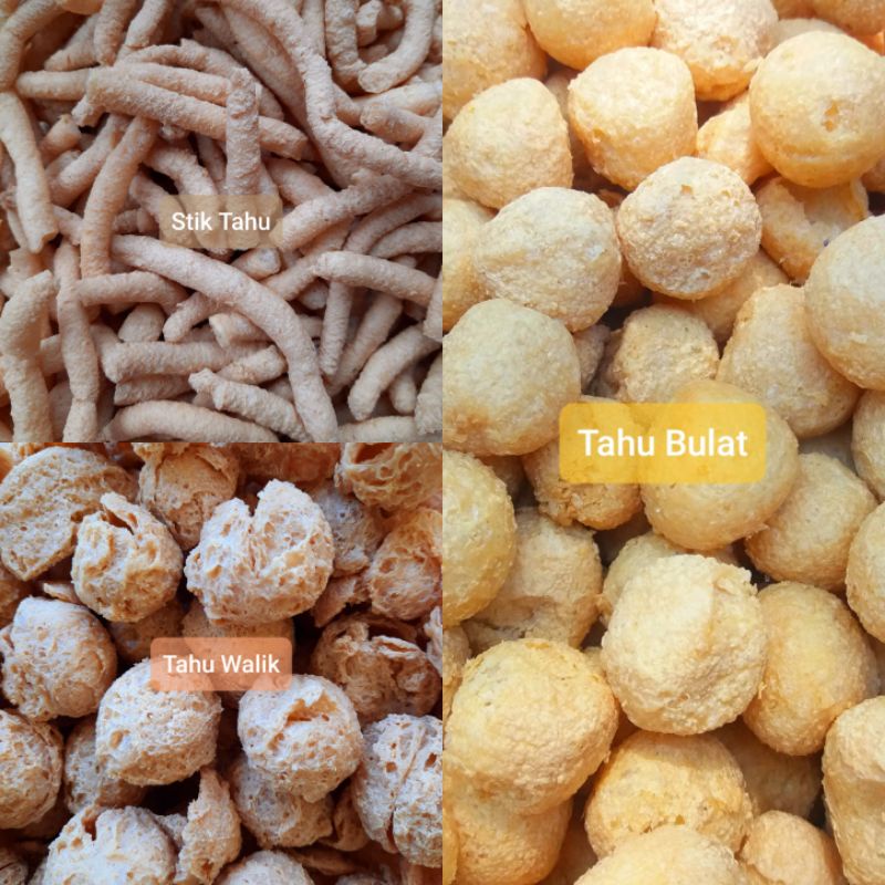 Jual 500gr Keripik Tahu Walik/Tahu Bulat | Shopee Indonesia