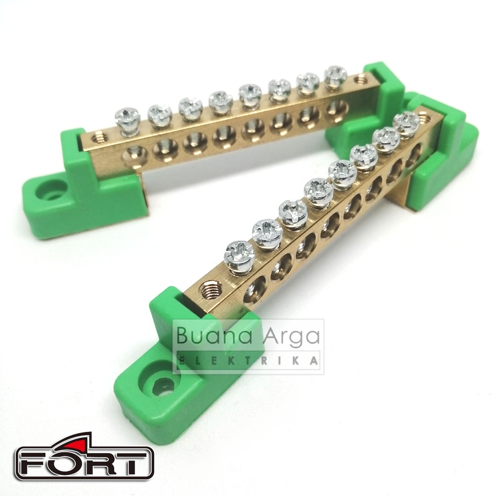 Jual FORT Terminal Block Grounding 8 POLE T001-0609/8 Gronding | Shopee ...