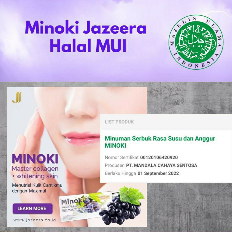 Jual Minoki Drink By Jazeera - Per Sachet @20 Gram | Shopee Indonesia
