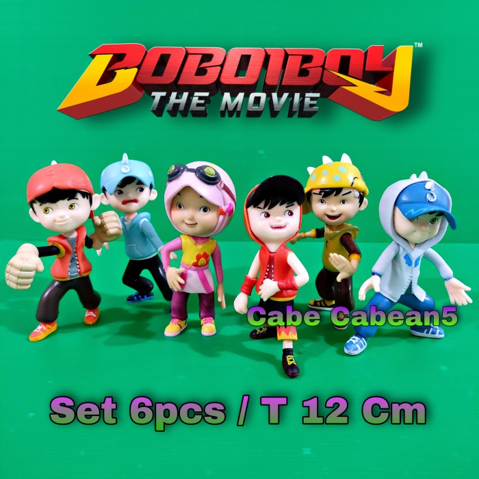 Jual figure boboiboy set 6 pcs Angin Es Tanah Air Yaya Api | Shopee ...