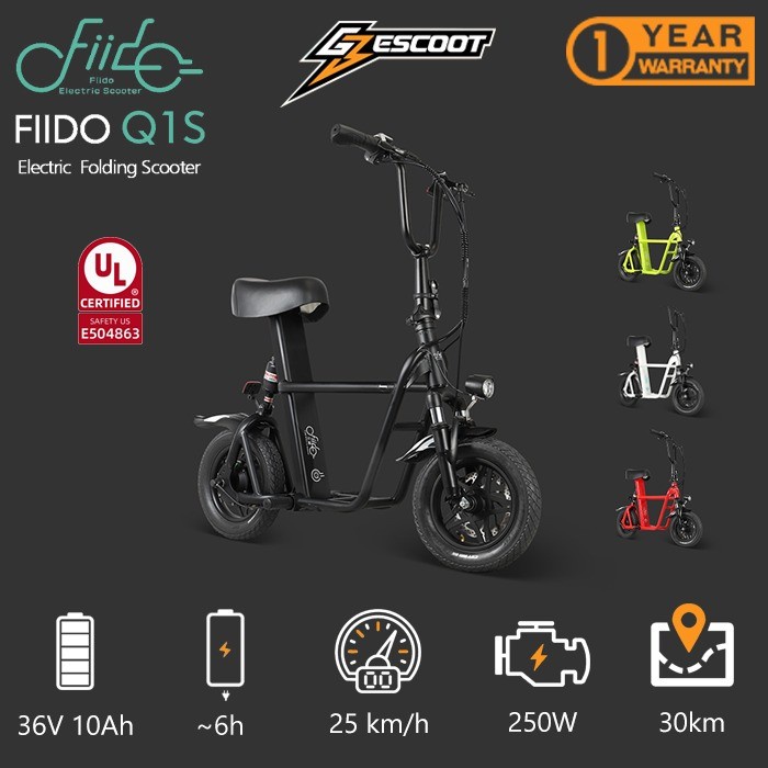 Jual FIIDO Q1S ELECTRIC SCOOTER STANDARD | Shopee Indonesia