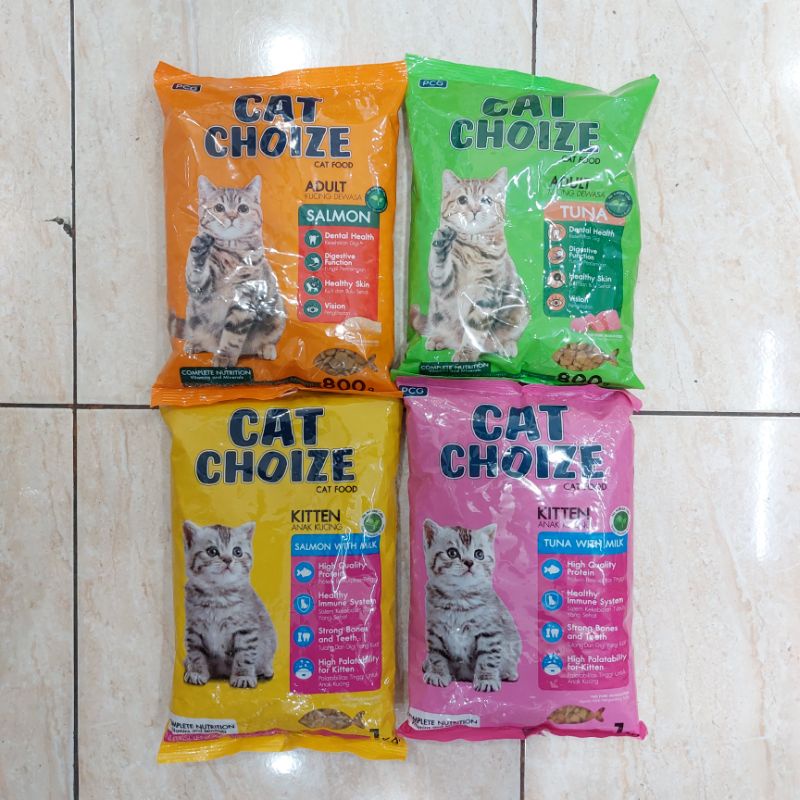 Jual Makanan Kucing Cat Choize/Cat Choize Adult/Cat Choize Kitten ...