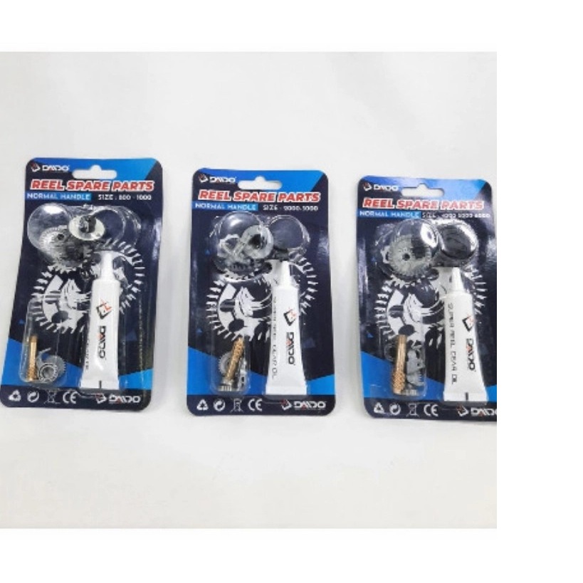 Jual Sparepart reel pancing Daido power & normal handle part gear oil ...
