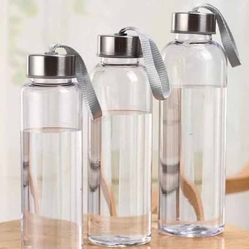 Jual BOTOL AIR KACA INFUSE WATER 500 & 800 ML / BOTOL KACA TRANSPARAN ...