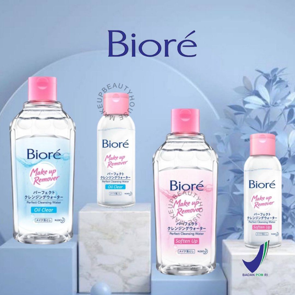 Jual BIORE Makeup Remover Perfect Cleansing Water (Micellar) Oil Clear / Soften Up 300 ml ...