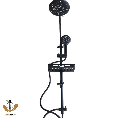 Jual SHOWER TIANG BSS 995 BLACK BANO / SHOWER SET HITAM BULAT BANO ...
