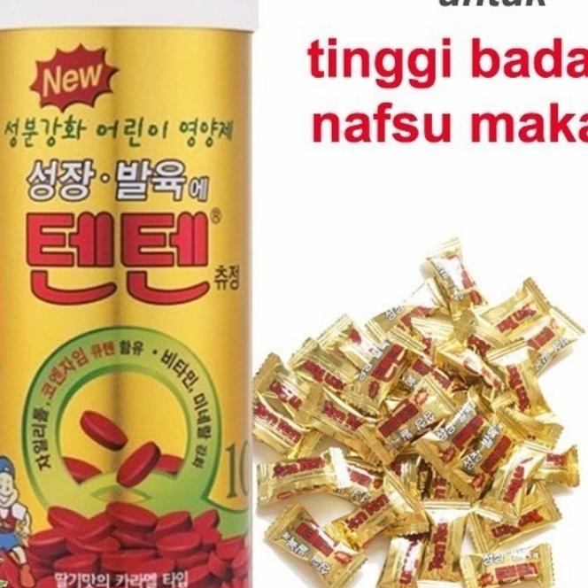 Jual Tenten Ten Ten kids vitamin candy 120 pcs | Shopee Indonesia