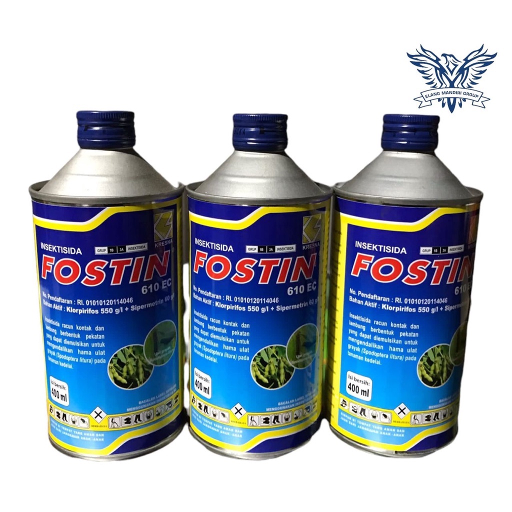 Jual Insektisida Fostin 610 EC Obat Hama Ulat 400ml 100% Original ...