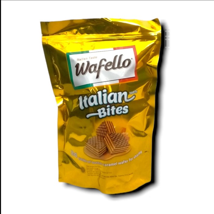 Jual ROMA WAFELLO WAFER ITALIAN BITES POUCH ISI 24 PACKS WAFELO ...