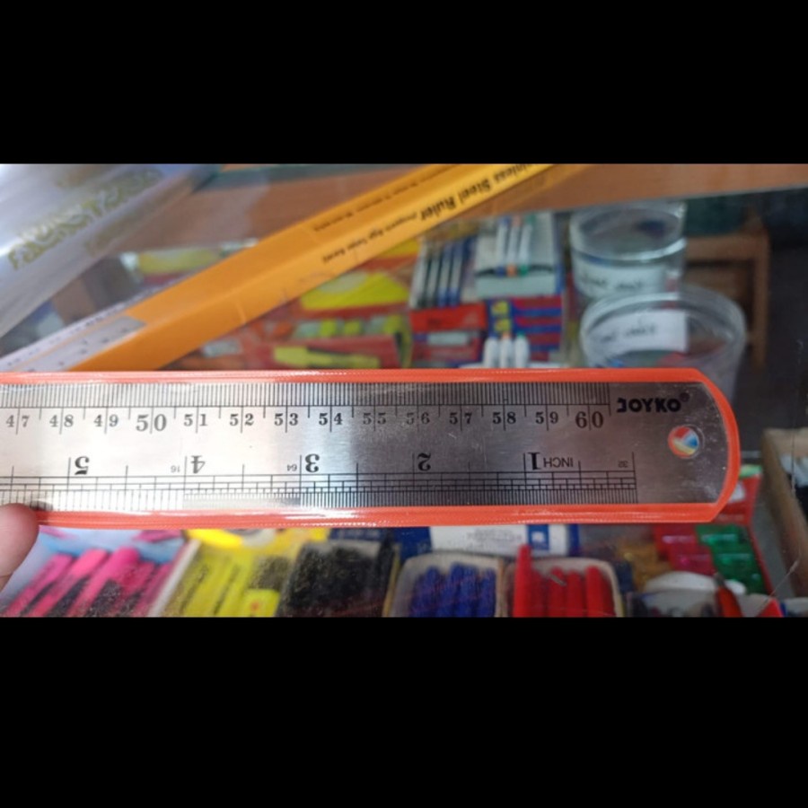 Jual Penggaris Besi 60 Cm Joyko / Stainless Steel Rules 60 cm Atk ...