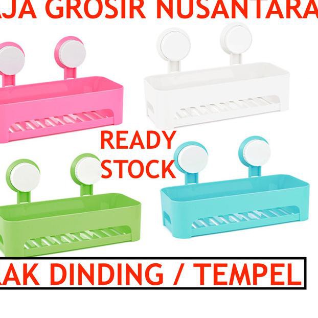 Jual Ý# Rak sabun Plastik Persegi Panjang Gantung Tempel tempat sabun ...