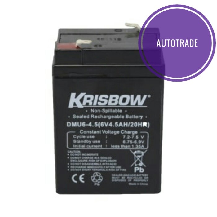 Jual KRISBOW AKI KERING UPS 6V 4.5 AH | Shopee Indonesia