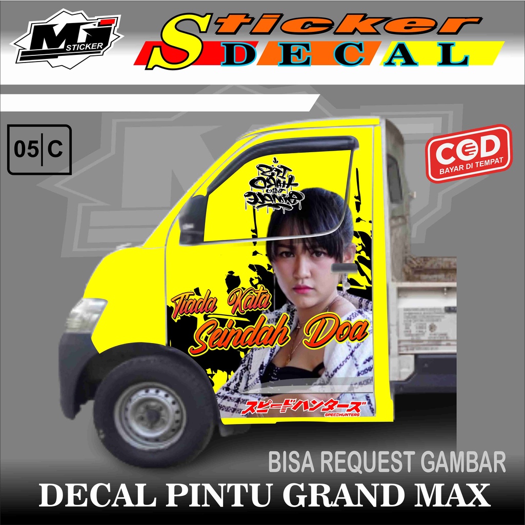 Jual Stiker Decal Full Pintu Samping Pickup Grand MAx, Carry Futura,New ...