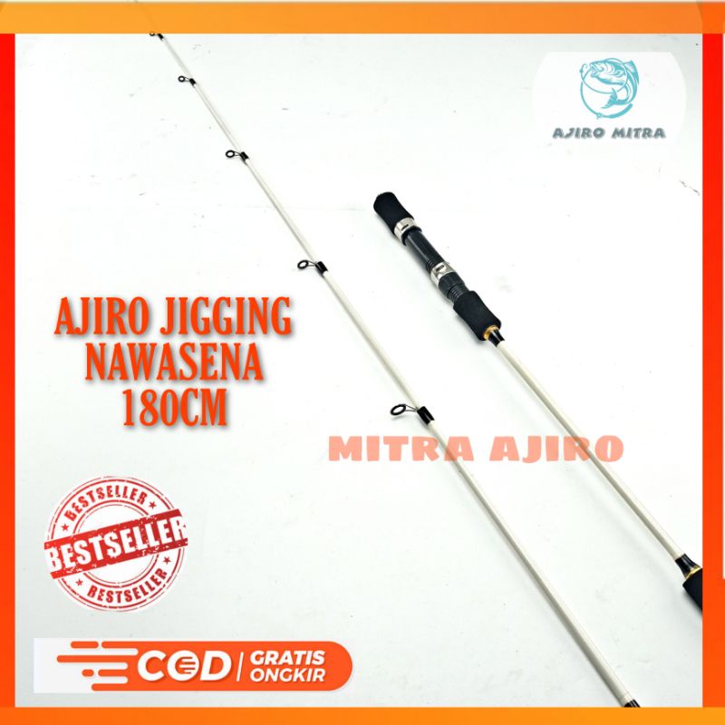Jual Joran pancing Jigging kaku 10-20 lbs Ajiro Nawasena 180 | Shopee Indonesia