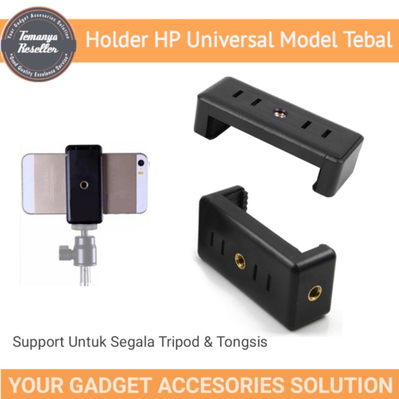 Jual Holder L Clamp Holder U Universal Smartphone Holder Universal ...