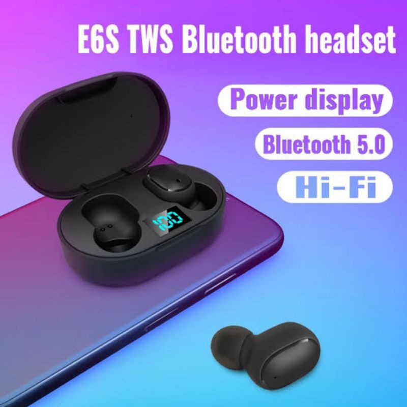 Jual E6S TWS EARPHONE WIRELESS | Shopee Indonesia
