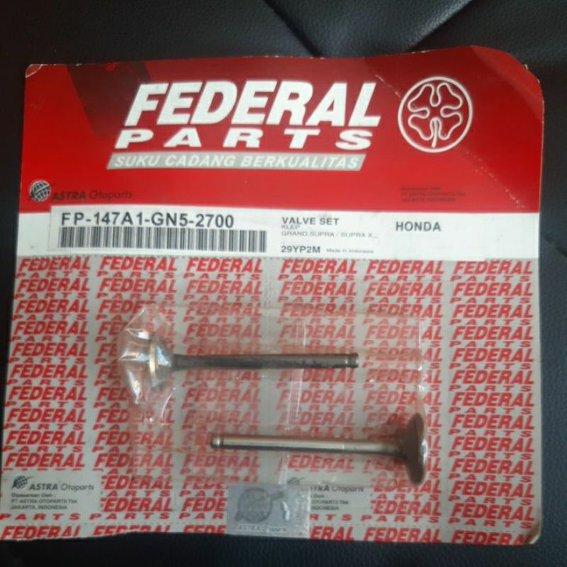 Jual Klep Set Grand/ Supra Dan Supra X Merk Federal Part | Shopee Indonesia
