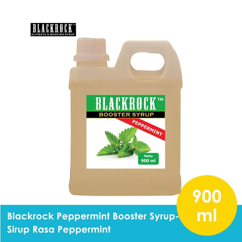 Jual Blackrock Peppermint Booster Syrup 900 ml - sirup rasa mint ...