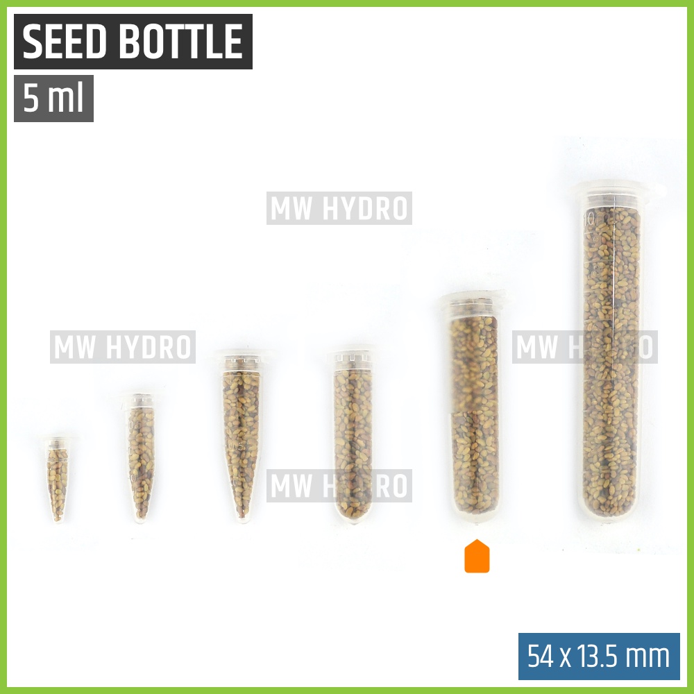 Jual Botol Tabung Plastik Untuk Benih / Plastic Seed Bottle Tube - 5 ml ...