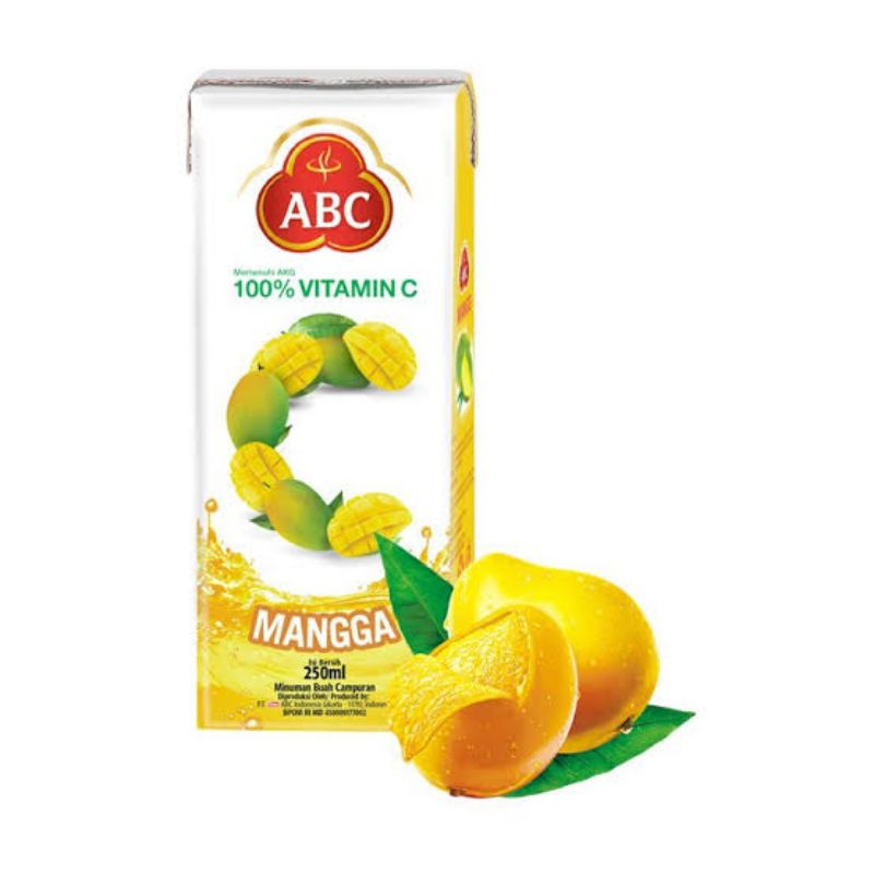Jual minuman abc jus mangga 250ml | Shopee Indonesia