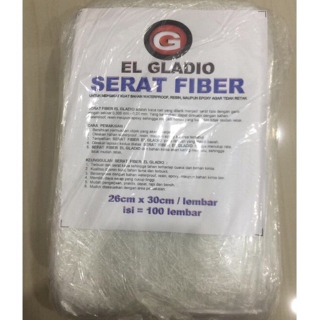 Jual HARGA 1lbr (1pcs ) serat fiber aquaproof fiberglass anti bocor ...