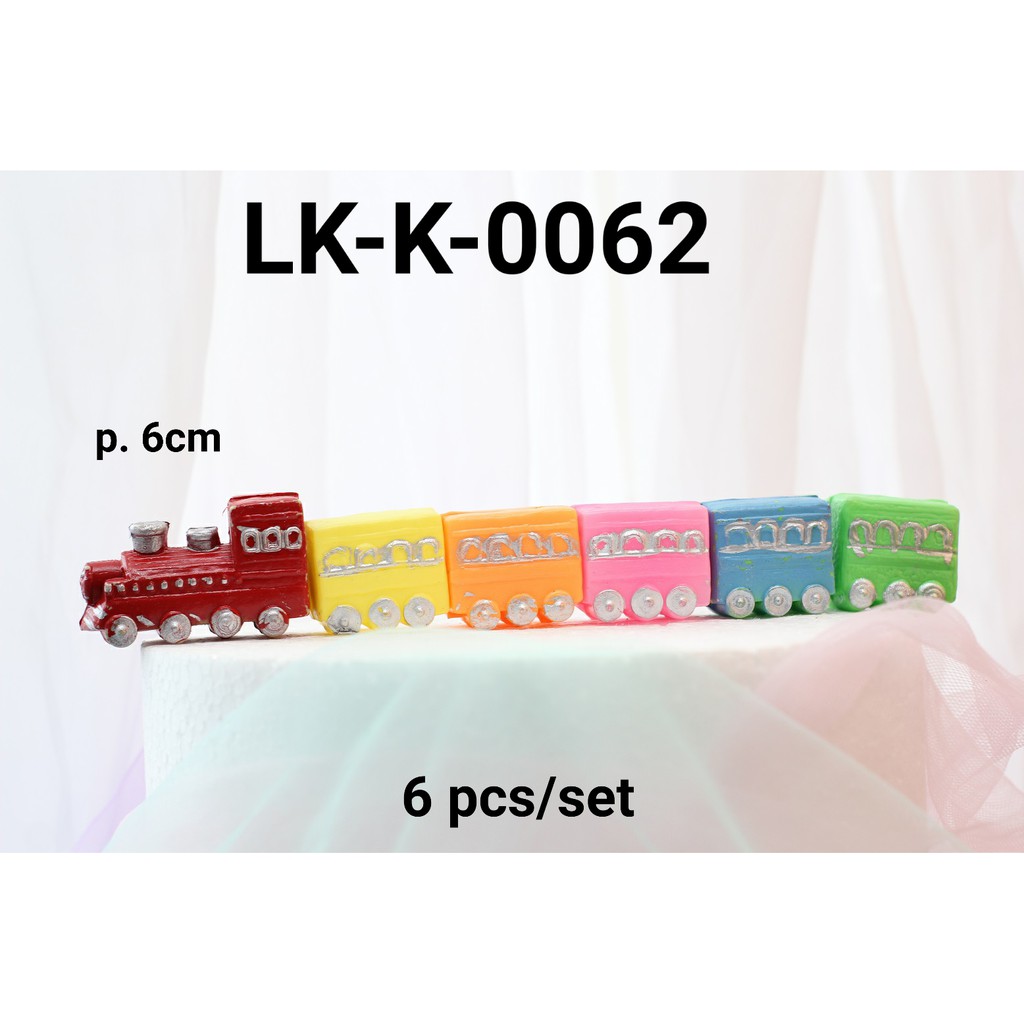 Jual LK-K-0062 Topper mainan Lain2 Lokal Kereta api kecil yamama baking ...