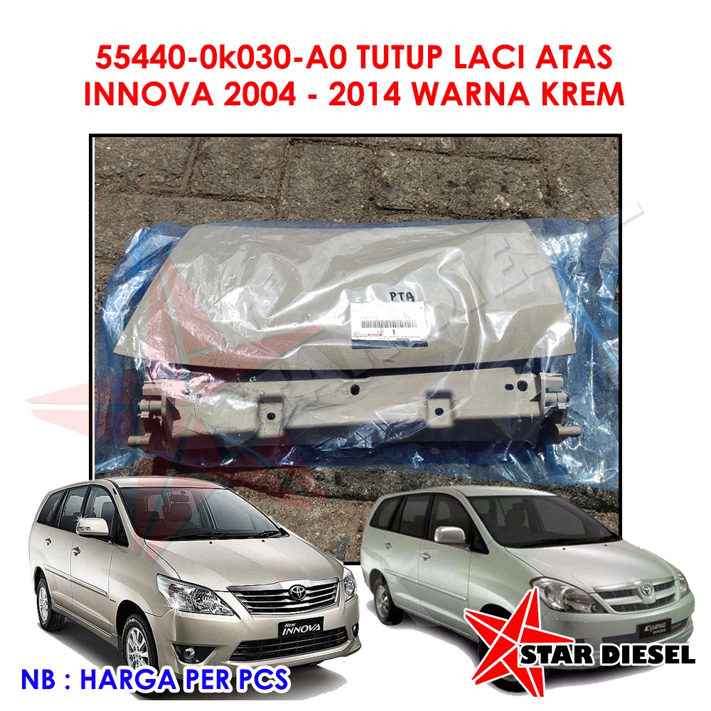 Jual LACI DASHBOARD ATAS INNOVA 2004 - 2014 WARNA KREM 55440-0k030-A0 ...
