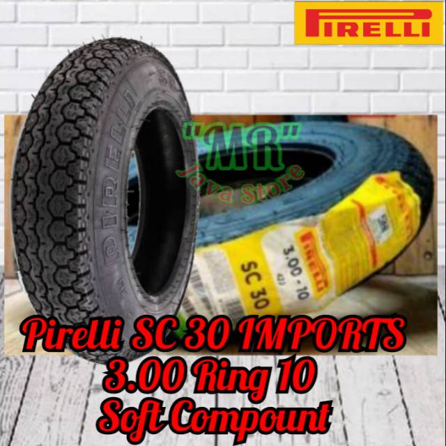 Jual Ban Pirelli SC30 3.00 Ring 10 For Vespa PTS Smalframe Sprint ...