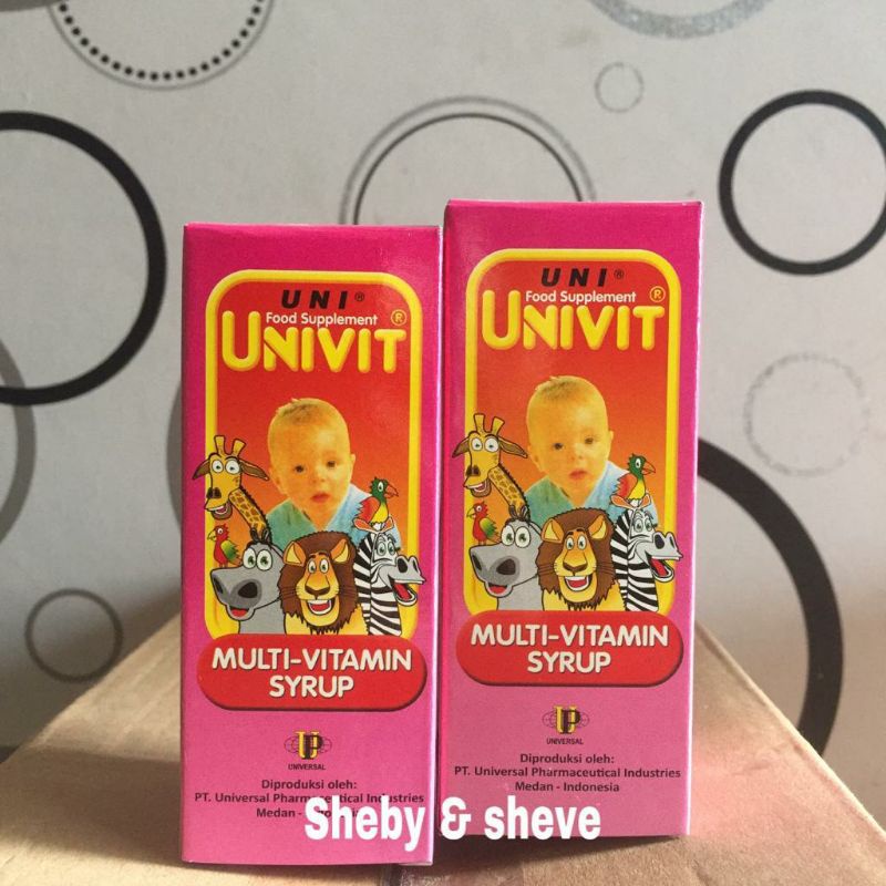 Jual UNIVIT Multi-Vitamin Syrup anak 60ml | Shopee Indonesia
