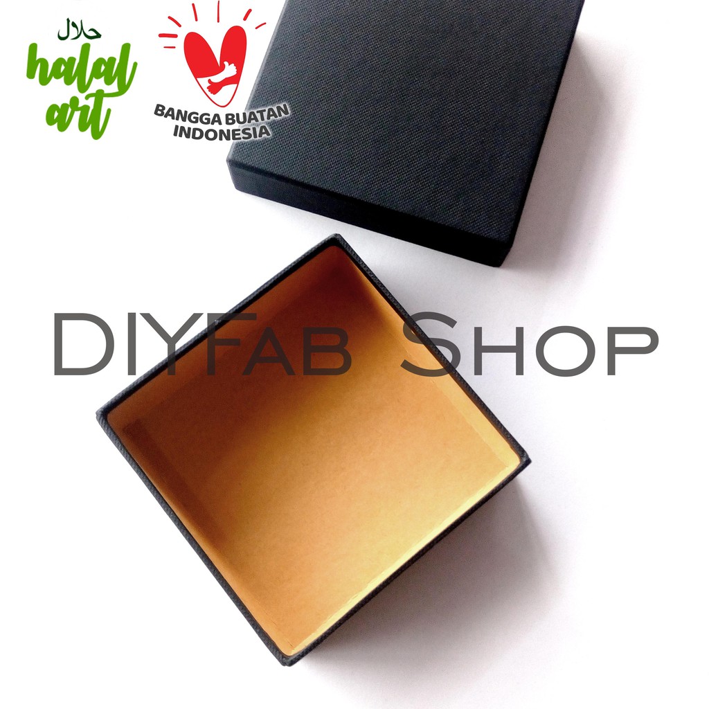 Jual Gift Box Kotak Kado Hitam 10 x 10 x 3 cm | Shopee Indonesia