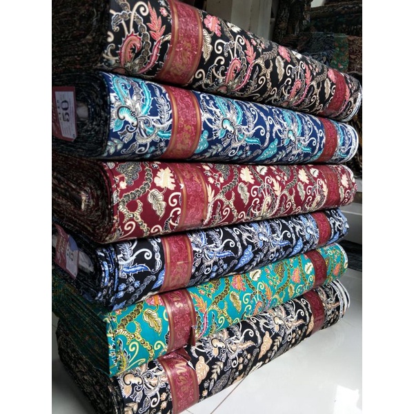 Jual BATIK KATUN SERIMPI MAS 40'S / COTTON BATIK / BATIK SERAGAMAN (PER ...