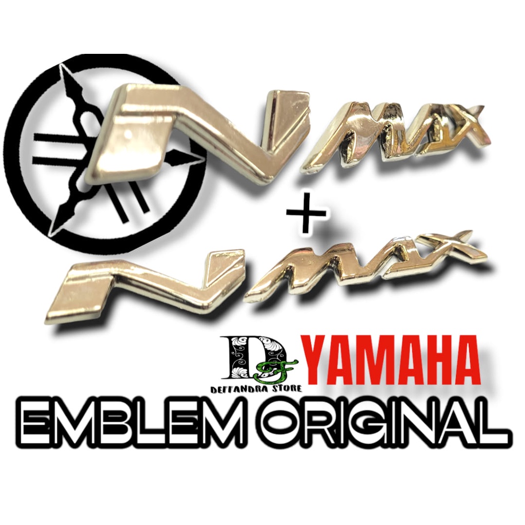 Jual Sticker Logo NMAX 3D Timbul Original - Emblem Nmax Lengkap Kanan ...