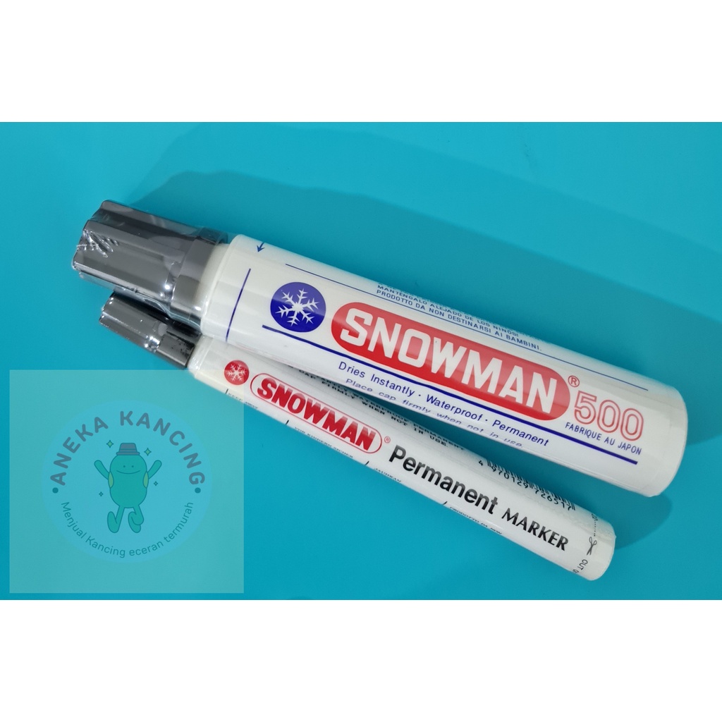 Jual [1pcs] Spidol Snowman G-12 dan Jumbo 500 Permanent / Spidol ...