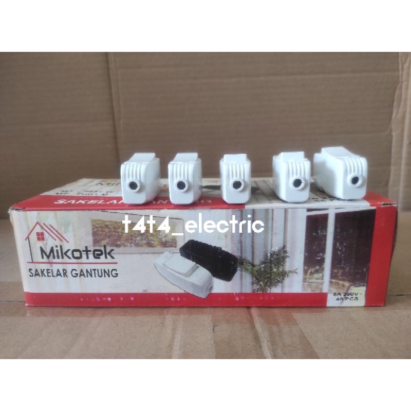 Jual SAKLAR GANTUNG PUTIH MERK PIOLINE | Shopee Indonesia