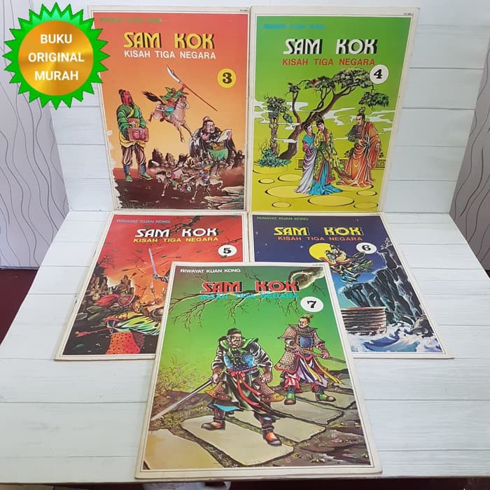Jual ORIGINAL Komik Sam Kok Kisah Tiga Negara No. 3-7 Riwayat Kian Kong | Shopee Indonesia