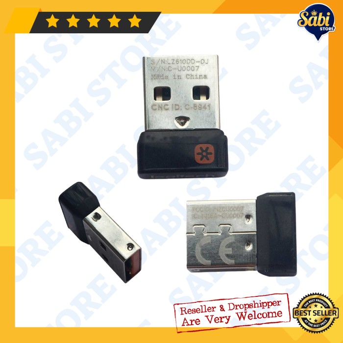 Jual Unifying Dongle Universal Mouse Keyboard Logitech Receiver Wireless C 9841 Shopee Indonesia